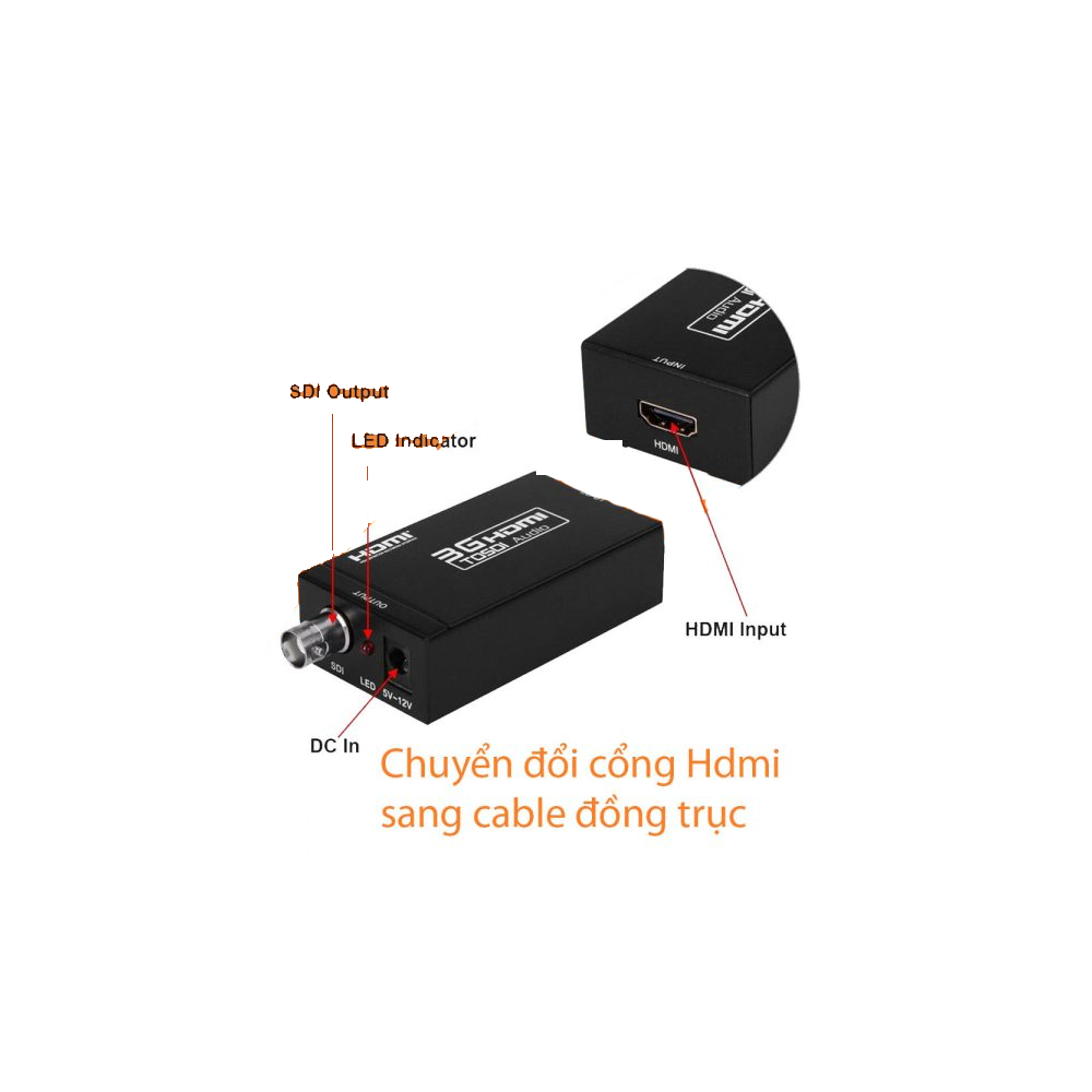 Bộ chuyển đổi tín hiệu Hdmi sử dụng cáp đồng trục – BAMBA
