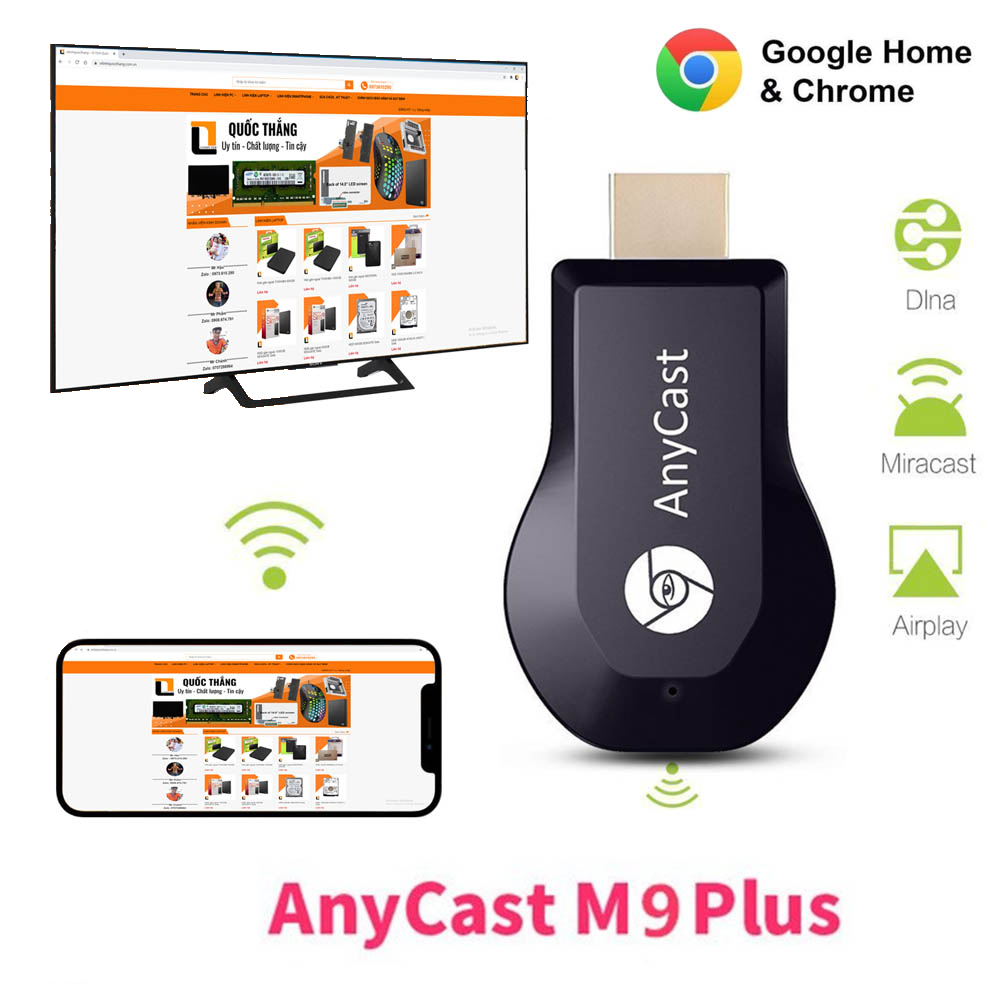 Bộ chuyển đổi Hdmi (Không Dây) M9 – BAMBA