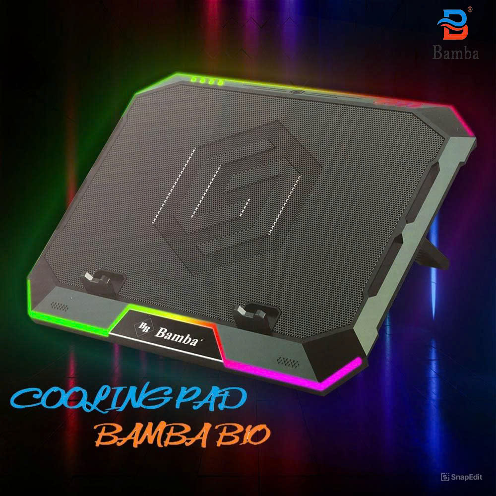 Quạt làm mát laptop Bamba B10 (4 quạt) Led Rgb – BAMBA