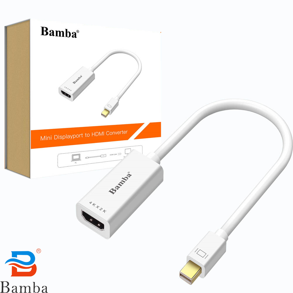 Cable Mini Display Port – Hdmi Bamba (Hdmi Đầu cái) – BAMBA
