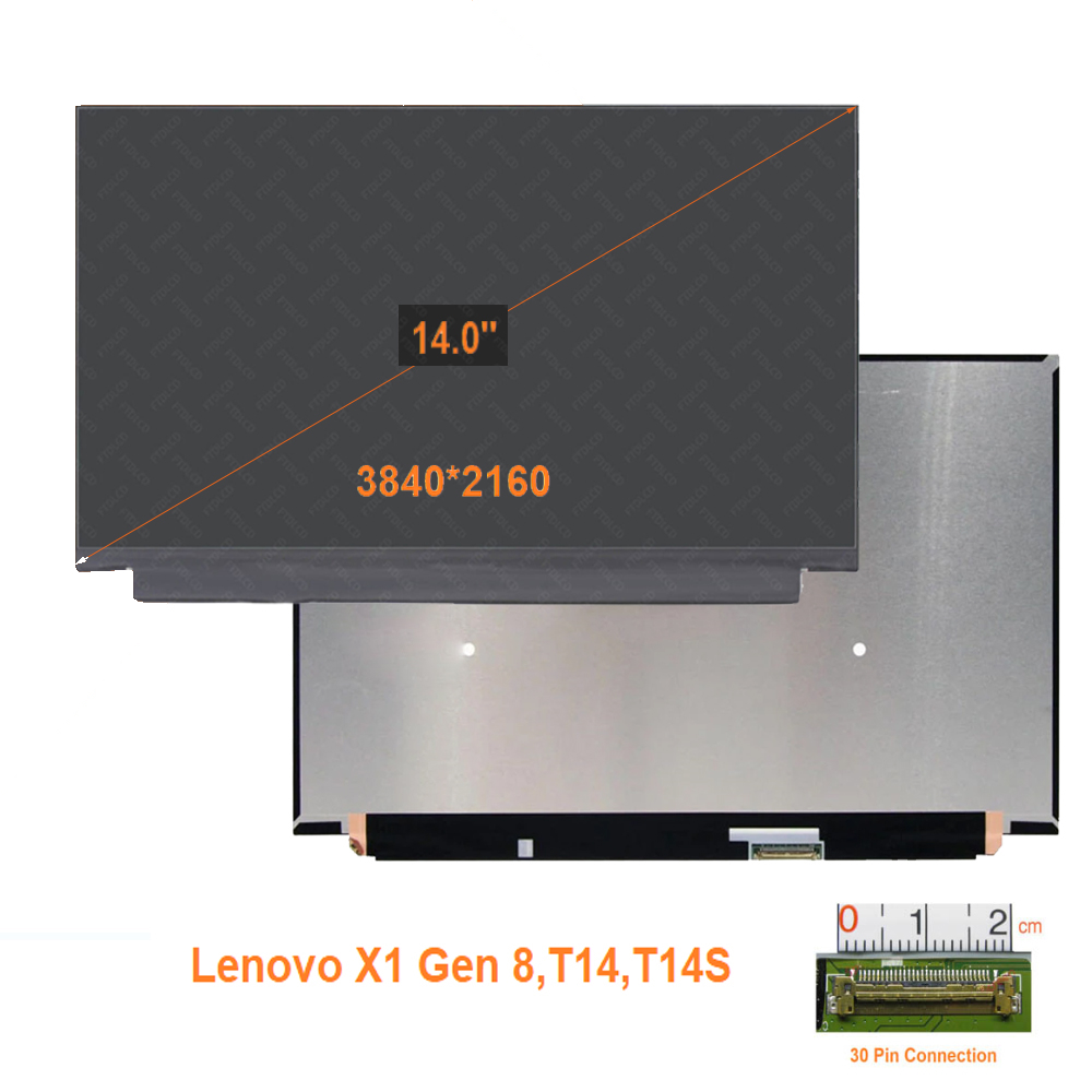 Màn hình 14.0 Led Slim 30Pin (Uhd) Dùng cho Lenovo X1 Gen 8,T14,T14S ...