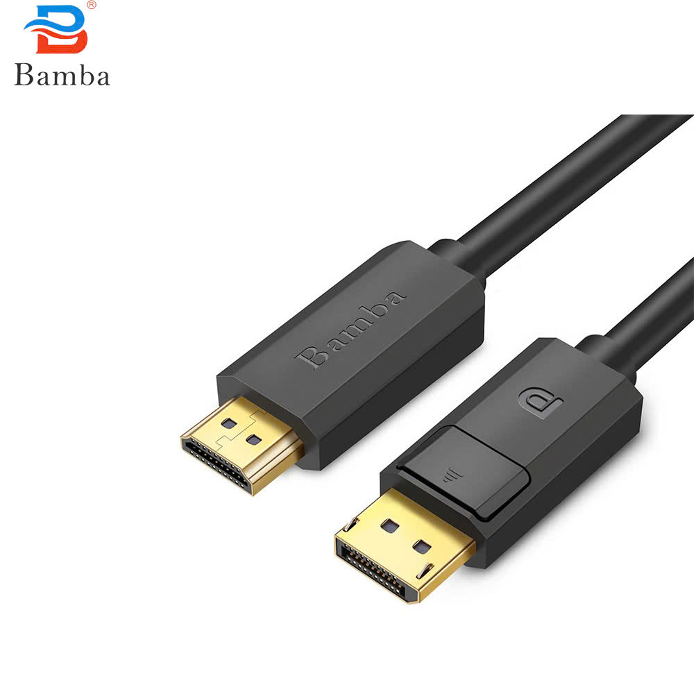 Cable Display Port – Hdmi BamBa 4K/30HZ 3M ( 2 đầu đực ) – BAMBA